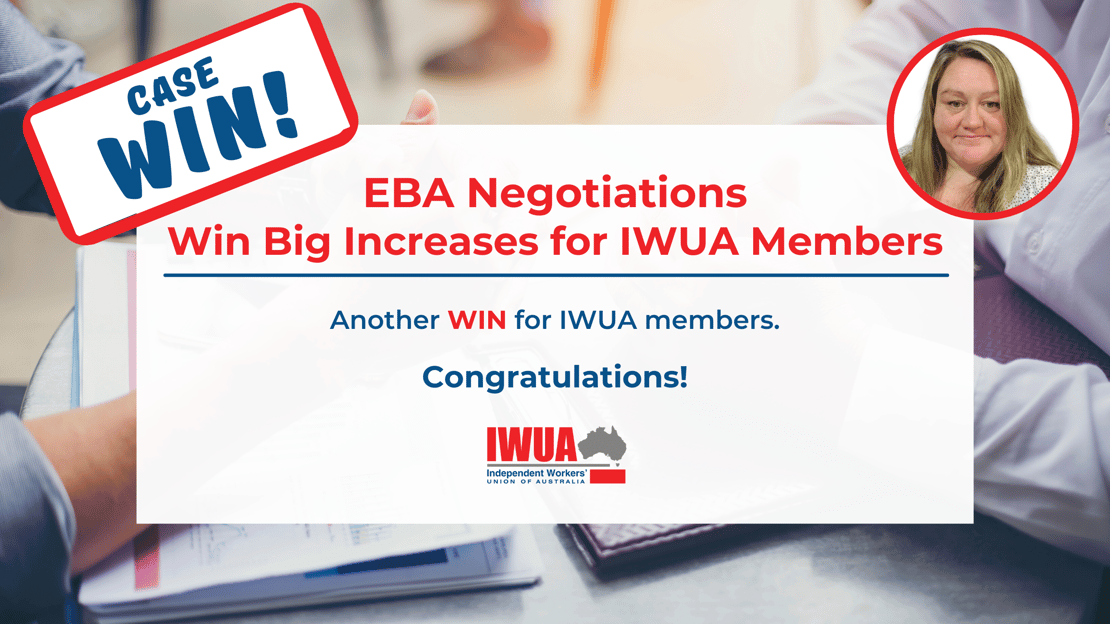 IWUA Case Win #1359: IWUA EBA Negotiations